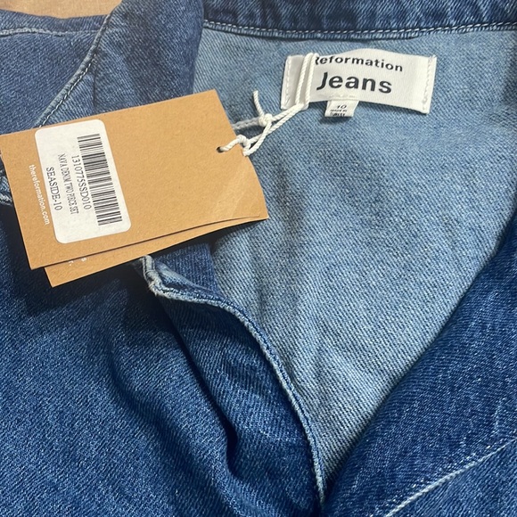 Reformation | Pants & Jumpsuits | Reformation Nava Denim Set | Poshmark